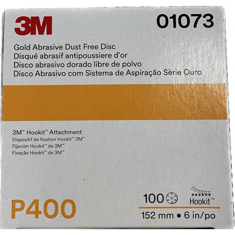DISCO ABRASIVO GOLD 3M™ HOOKIT™ P/400